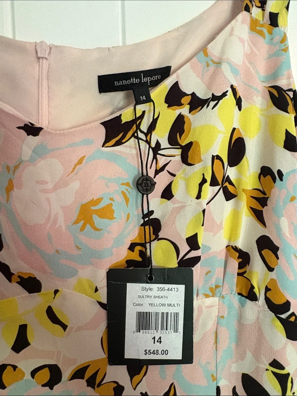 Nanette Lepore | Dresses | Nanette Lepore Floral Asymmetrical Pink ...
